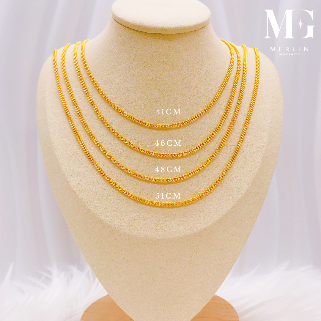 916 Gold 2mm Fishbone Chain | Merlin Goldsmith