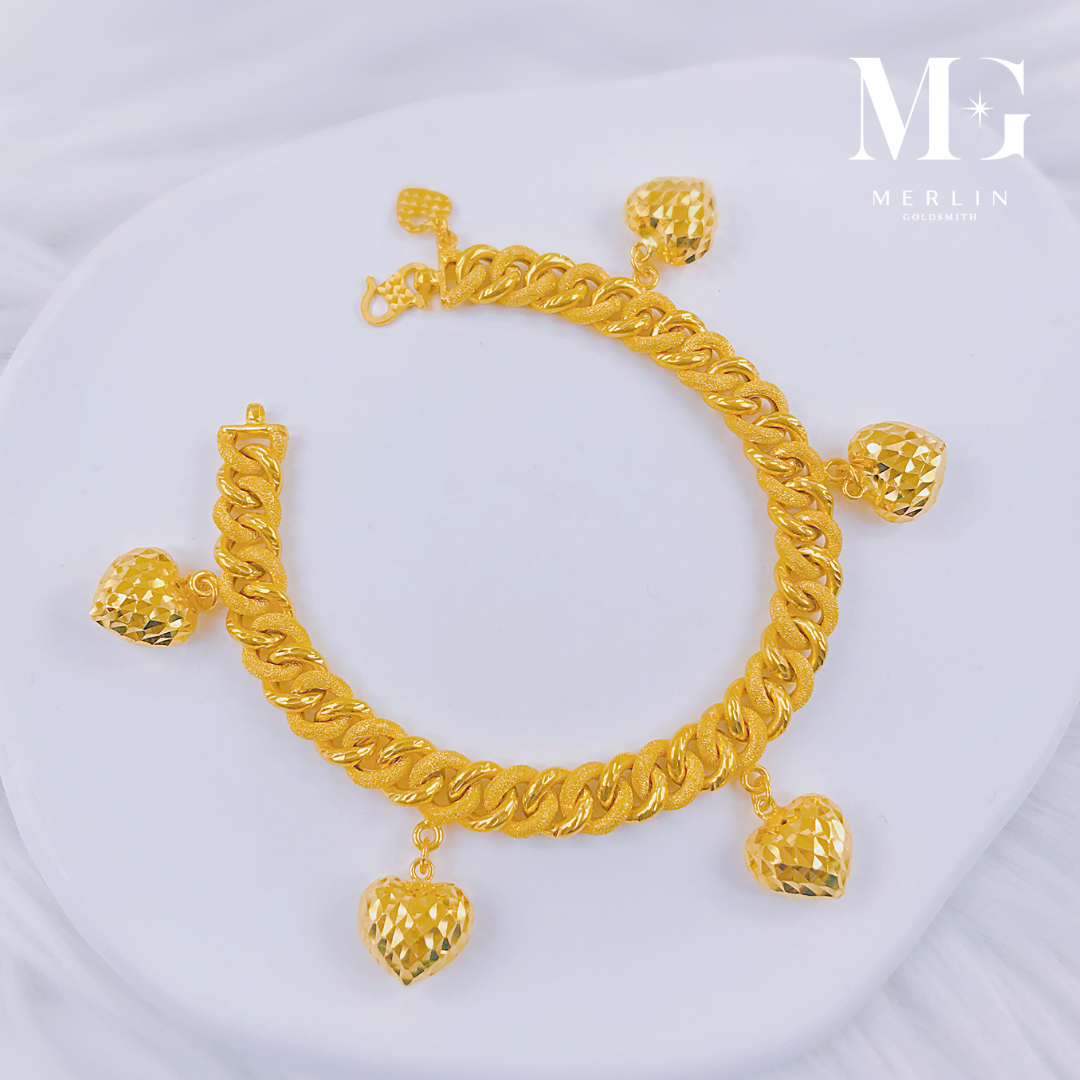 916 Gold (8mm) Coco Candy Bracelet | Merlin Goldsmith