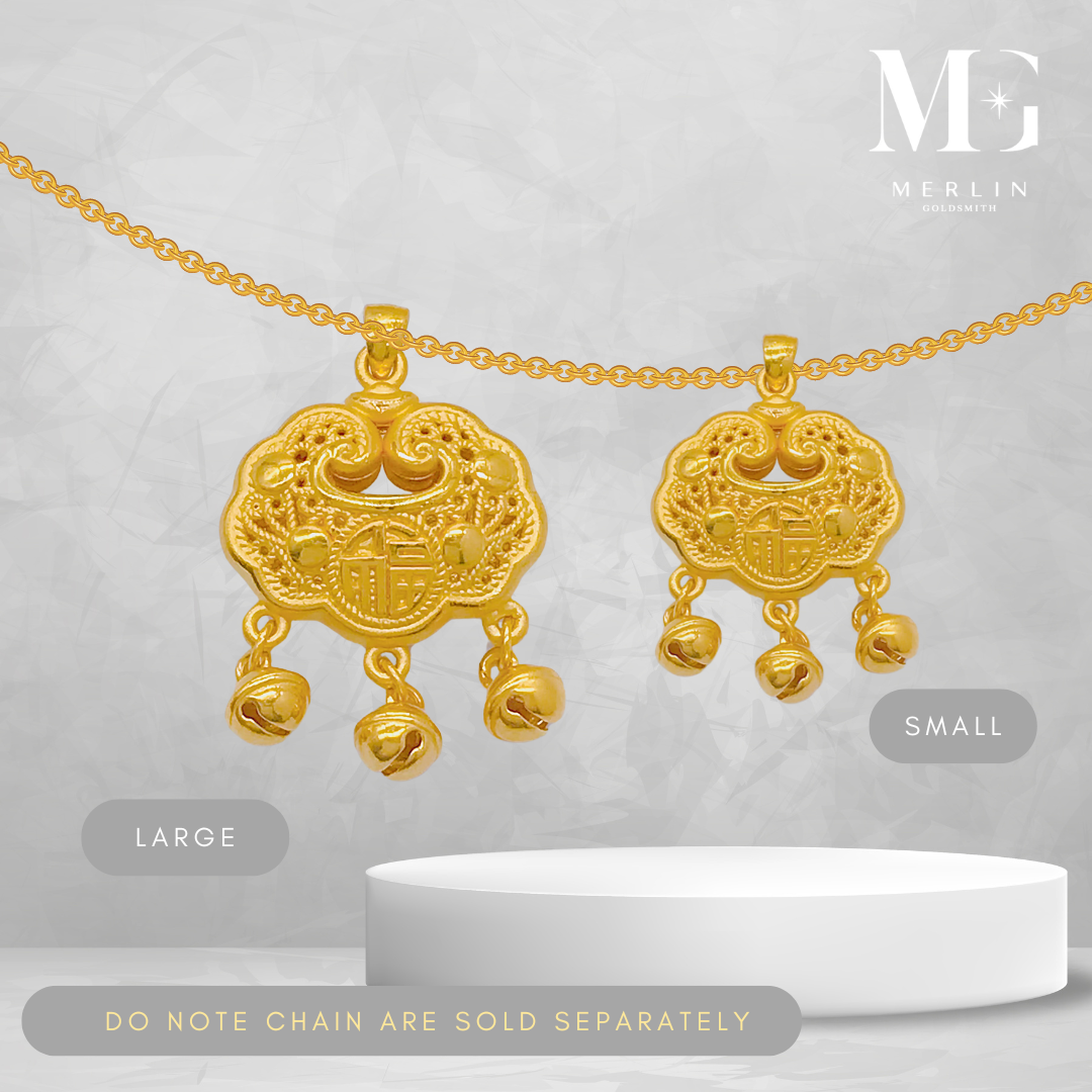 999 Pure Gold Baby Prosperity Pendant | Merlin Goldsmith