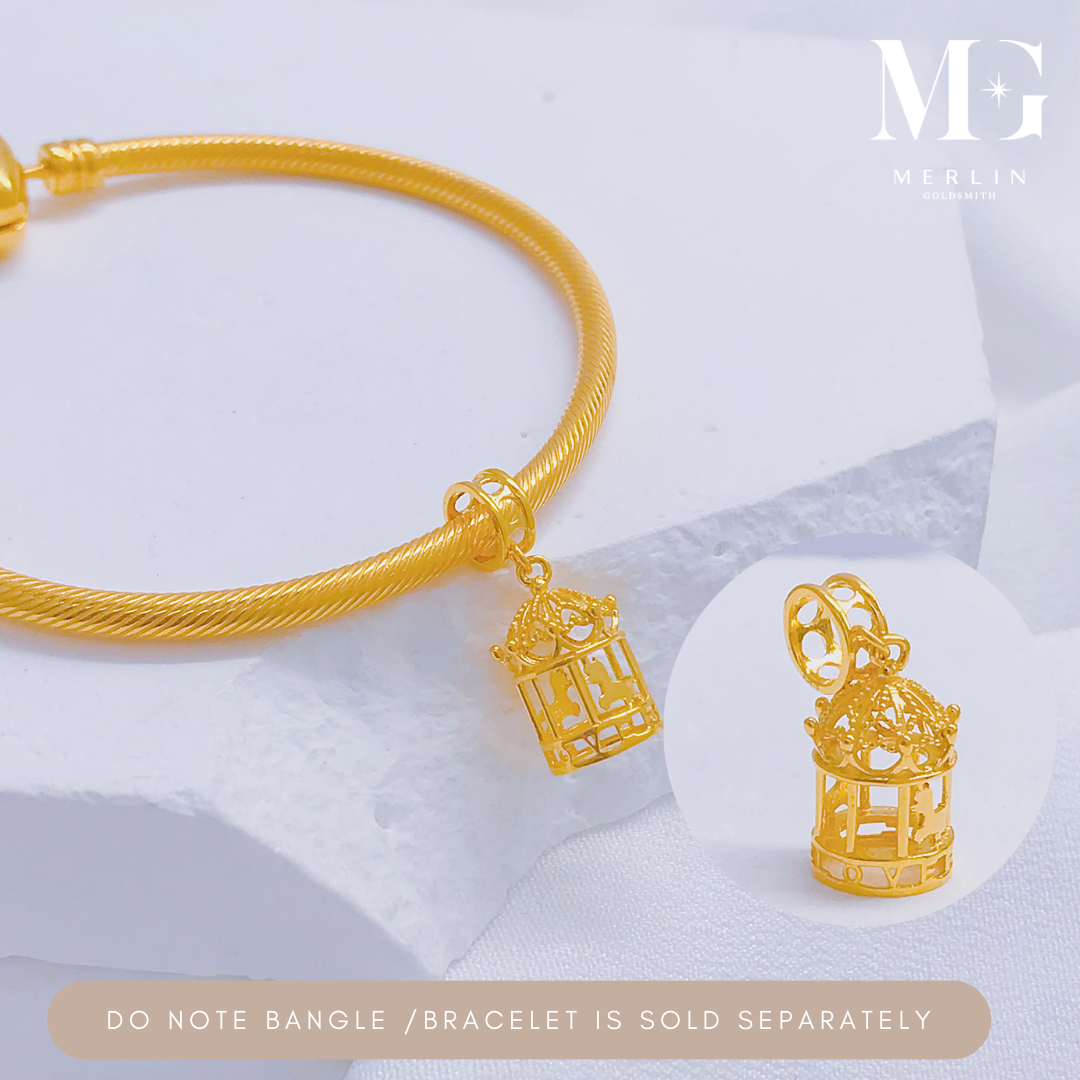 916 Gold Forever Love Carousel Charm / Pendant | Merlin Goldsmith